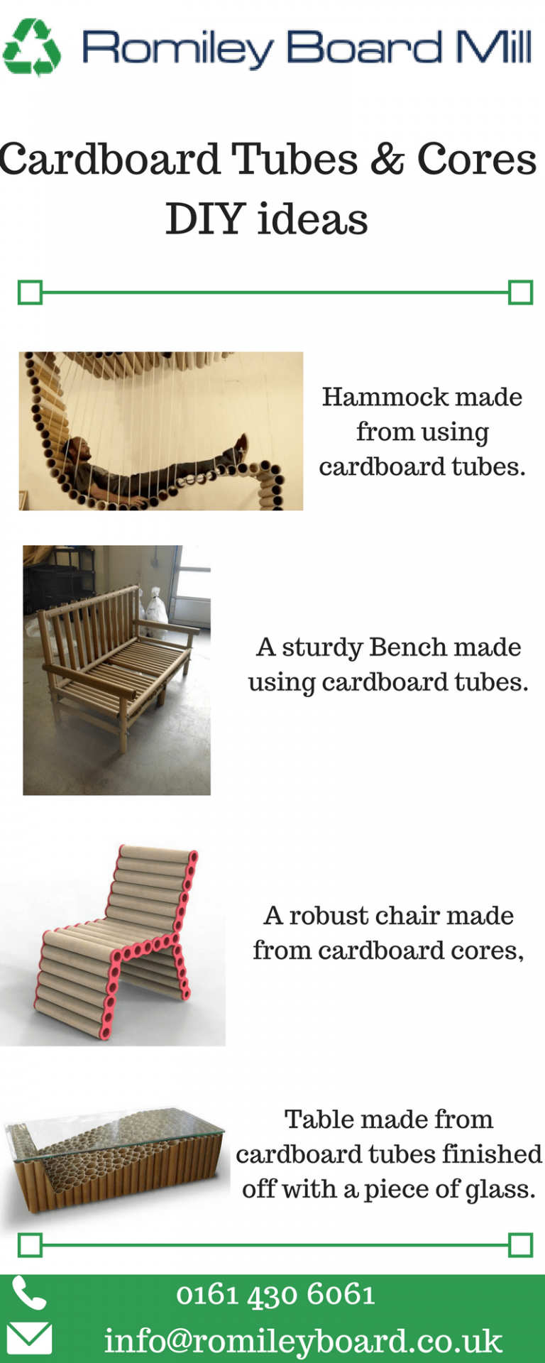 Cardboard Tubes & Cores Craft Ideas – Romiley Board Mill